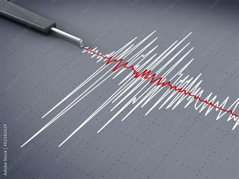 Seismic Activity Graph Stock Illustration Adobe Stock
