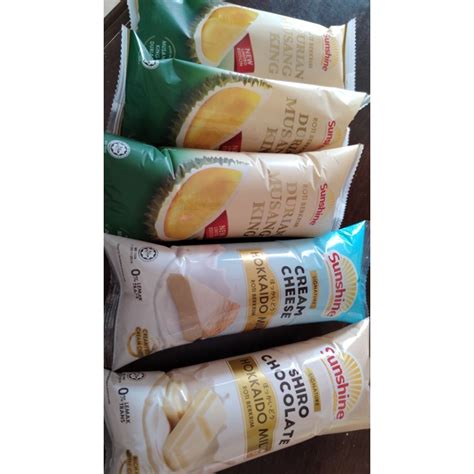 Sunshine Roti Susu Hokkaido Milk Bread 300gm Assorted Cream Bread 50gm