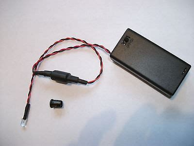 BATTERY POWERED FLASHING BLUE LED 5mm CHOOSE YOUR FLASH INTERVAL EBay UK