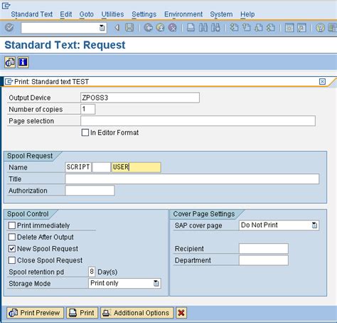 Sap Printer Tables At Vonda Tong Blog
