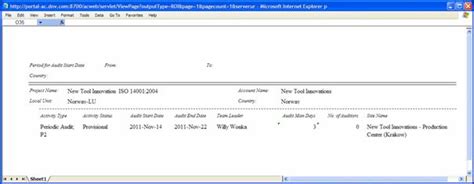 Excel Display
