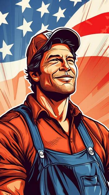 Premium Ai Image Labor Day With Neighborly Unity