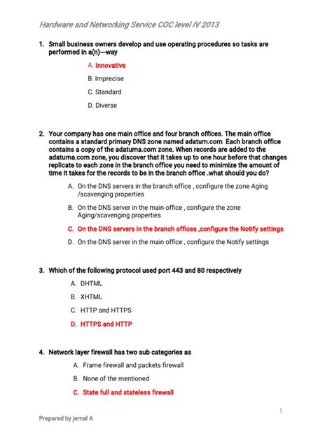 hns level 4 coc 80 pdf