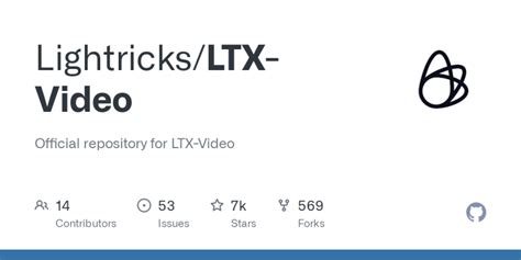Github Lightricksltx Video Official Repository For Ltx Video