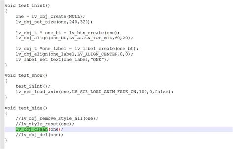 V853 Lvgl 使用删除obj来隐藏界面会报错 全志在线开发者论坛