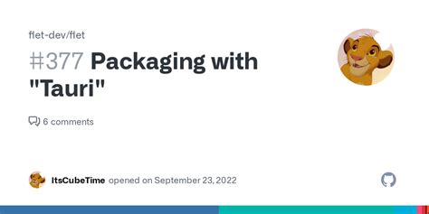 Packaging With Tauri · Issue 377 · Flet Devflet · Github