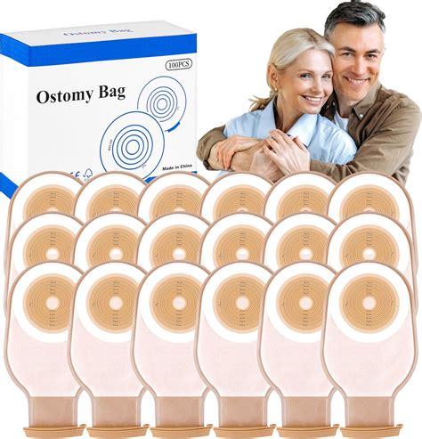 100 Pack Colostomy Bags 15mm 65mm Ostomy Supplies One