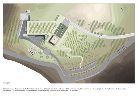 Winery Raed Abillama Architects Wineries Architecture Site Plan Architect