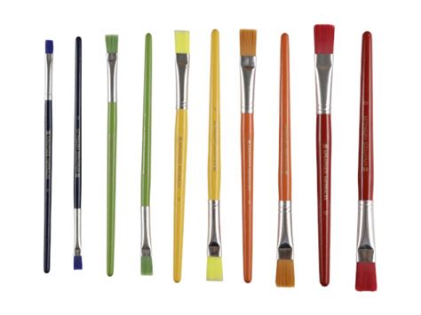 Pincel chato de colores - 2 — Infantozzi