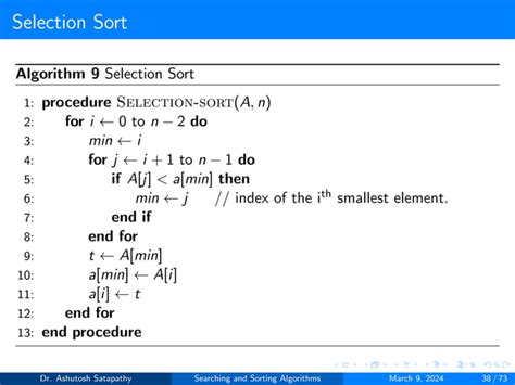 Searching And Sorting Algorithms Ppt