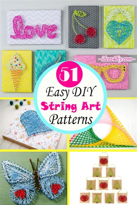 51 Easy And Interesting Diy String Art Patterns