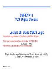 Euler Path Cmos Layout For Lec Ee C L StaticLogic Pdf Xoj CMPEN VLSI Digital