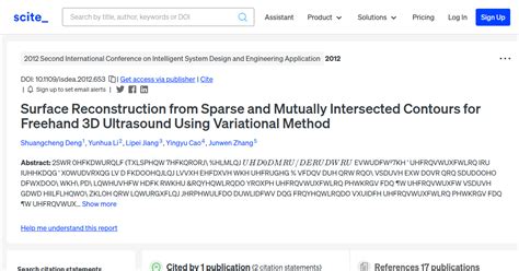 Surface Reconstruction From Sparse And Mutually Intersected Contours