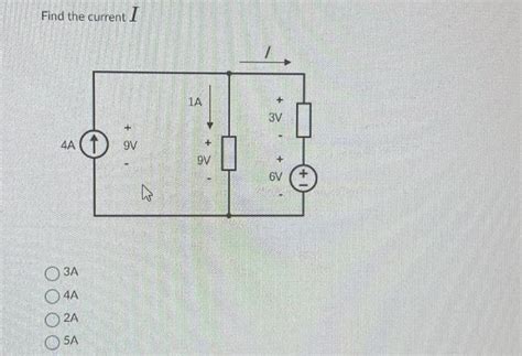 Solved Find The Current I 3A 4 A 2A 5A Chegg Com