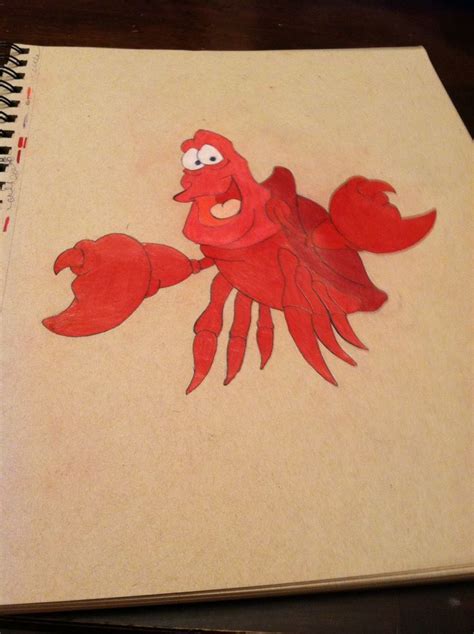 Sebastian The Crab Drawing Disney Sebastian Drawing Sebastian Little