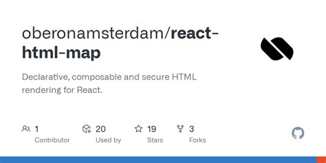 Github Oberonamsterdam React Html Map Declarative Composable And Secure Html Rendering For