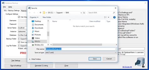 Database Backup 1041