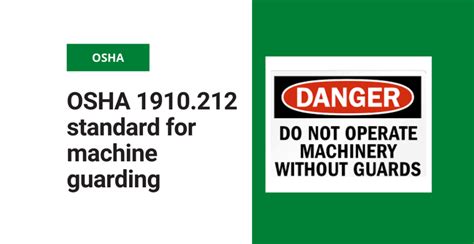 Machine Guarding Osha Standard Explained For You
