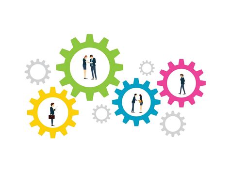 Gear Design Showing Business Working Process 1127270 Vector Art At Vecteezy