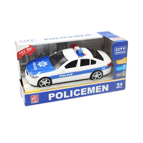 Juguete Auto Policía Con Luces Sonido Y Fricción Dbg1674
