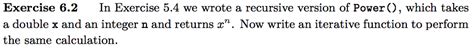 Solved Exercise 54write A Recursive Function Called Power
