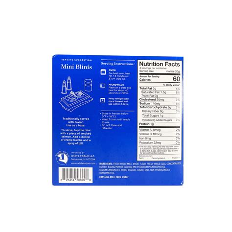 French Mini Blinis 16 Pieces Fishyardnyc