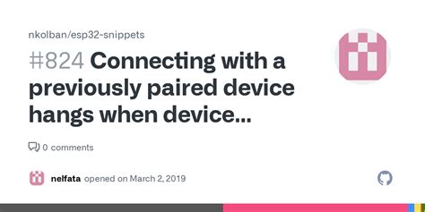Connecting With A Previously Paired Device Hangs When Device Offline Issue Nkolban