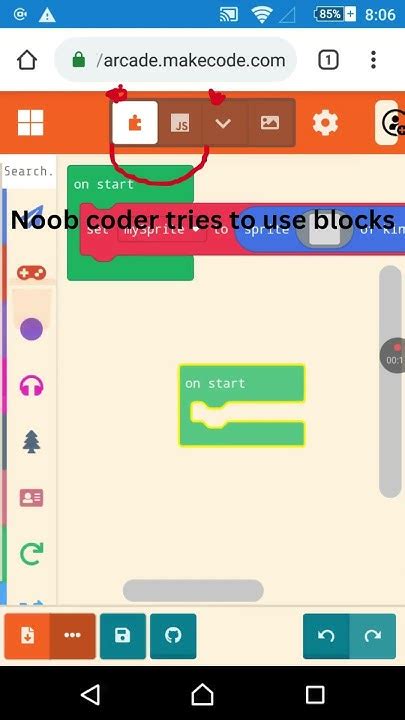 Noob Coder Tries To Use Blocks Coding Makecode Youtube