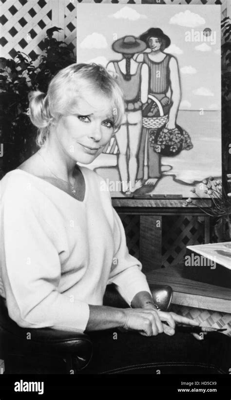 Peinture Avec Elke Sommer Elke Sommer Milieu Des Années 1980 Photo