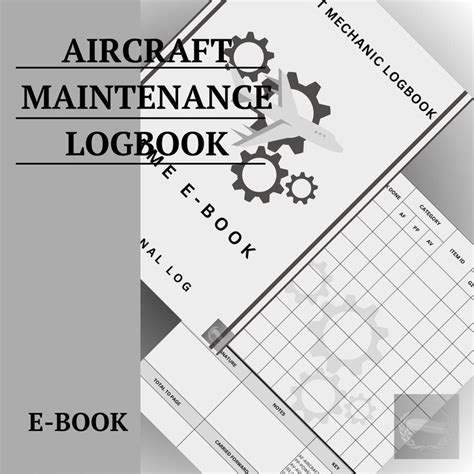 Aircraft Maintenance Logbook Instant Download Pdfpng Digital