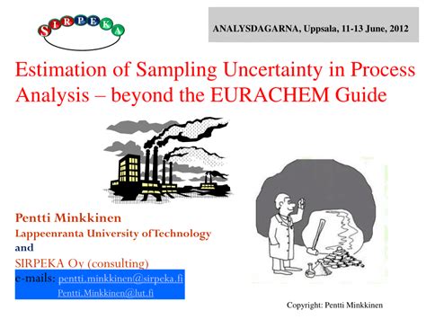 PDF Estimation Of Sampling Uncertainty In Process Analysis