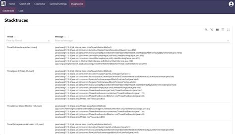 Rheininsights Documentation Diagnostics