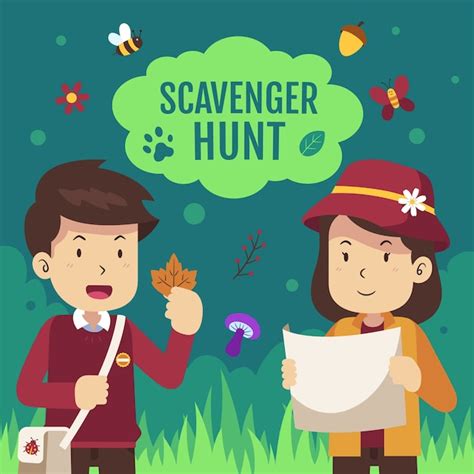 Free Scavenger Hunt Clip Art For Creative Games And Activities