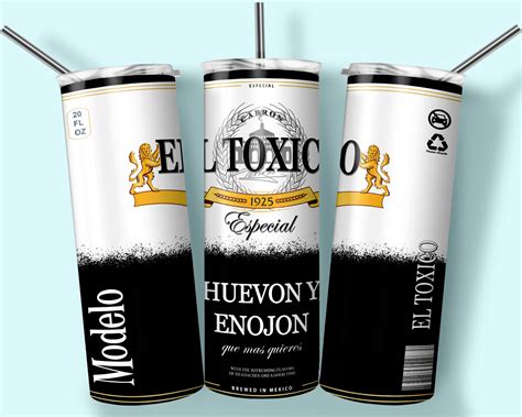 Toxico Tumbler Design El Toxico 20oz Tumbler Design Sublimation