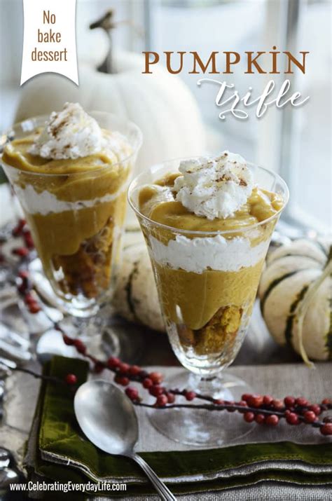 Easy No Bake Pumpkin Trifle Recipe A Perfect Thanksgiving Dessert