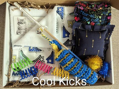 Adorable Catnip T Box Handmade Variety Of Cat Toys Exciting