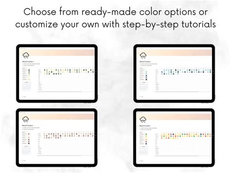 Notion Mood Tracker Notion Template Mood Journal Adhd Personal