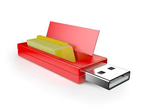 Premium Photo Usb Flash Drive And Folders