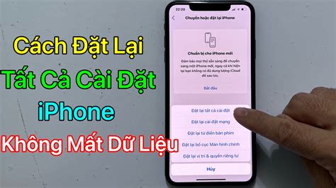 Cách Reset Iphone Vẫn Giữ Dữ Liệu Hướng Dẫn Chi Tiết Và Dễ Hiểu