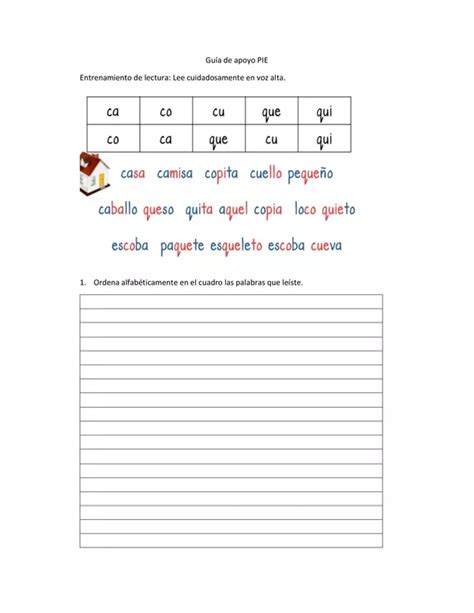 Guía Ca Co Cu Que Qui Profe Social