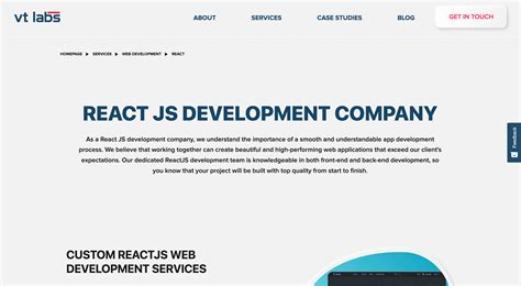 Top ReactJS Development Companies For Web App Development | REVERB