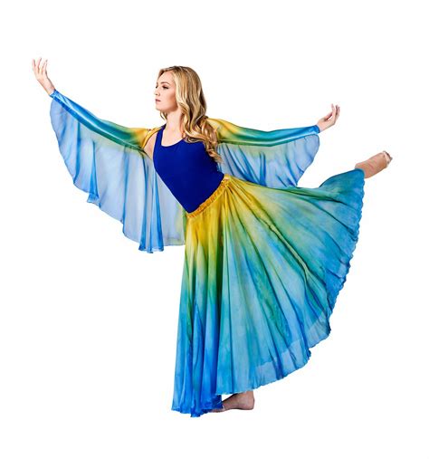 Praise Dance Skirts Wc105 Worship Long Skirt Cheap Praise Dancewear