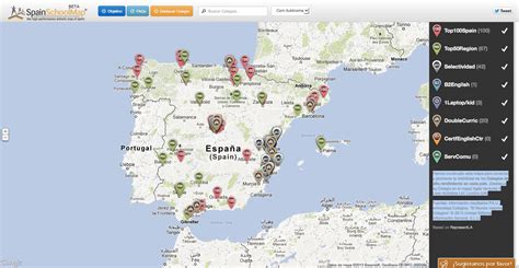 Mapa De Colegios De «excelencia Compartiendo Conocimiento
