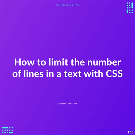 Webdev Tips How To Limit The Number Of Lines In A Text With Css · Eduardo Araújo