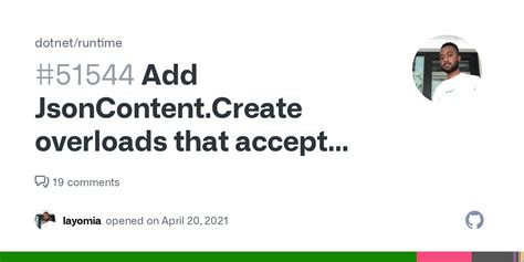 add jsoncontent create overloads that accept jsontypeinfo · issue