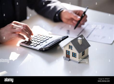 Calculating Asset Property Tax Real Estate House Stock Photo Alamy