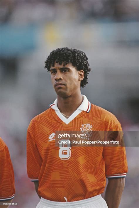 Dutch Professional Footballer Frank Rijkaard Midfielder With Ac