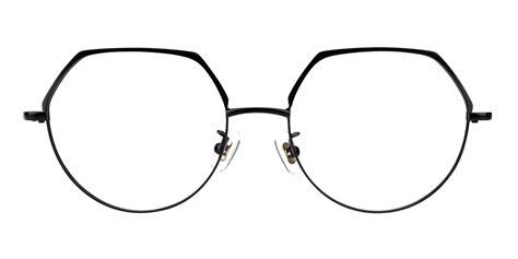 Visitty Geometric Blue Eyeglasses Frames Abbe Glasses