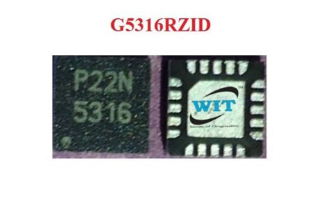 G5316rz1d G5316 5316 Qfn 20 Synchronous Buck Pwm Controller Chip Ics