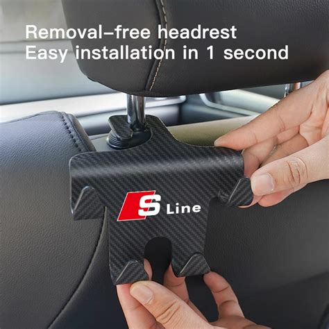 자동차 좌석 후크 보관 행거 내부 액세서리 아우디 S라인 A4 A3 A6 Tt S4 S5 S6 A1 A2 A5 A7 A8 Q1 Q2 Q3 Q4 Q5 Q6 Q7 Q8 B8